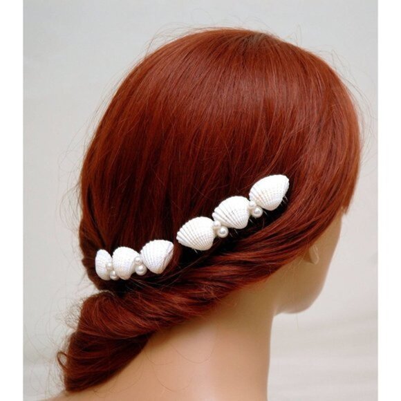 Handmade | Accessories | Shell Hair Comb Beach Wedding Headpiece | Poshmark